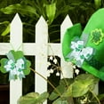1pc Polyester Clover Pattern Bowknot for Saint Patrick's Day Party ...