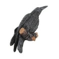 Crow Sculpture, Black Resin Crow Ornament For Eaves - Walmart.com