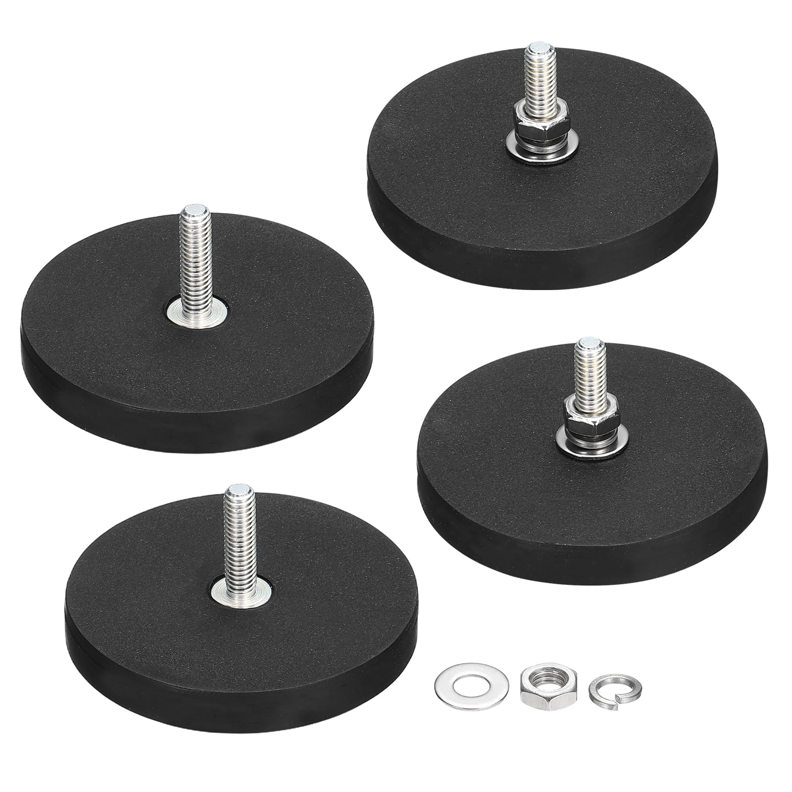 Click here for Uxcell 4 Pcs 1.7 Dia Rubber Coated Magnets  19lbs... prices