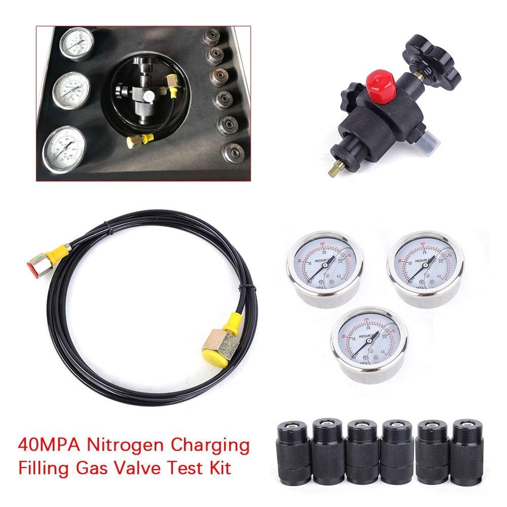 Miumaeov Hydraulic Nitrogen Accumulator Nitrogen Charging Kit Hydraulic ...