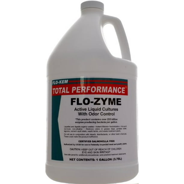 Flo-Kem 5195 Flo-Zyme Commercial Bio-Enzyme Drain Opener/Deoderizer ...