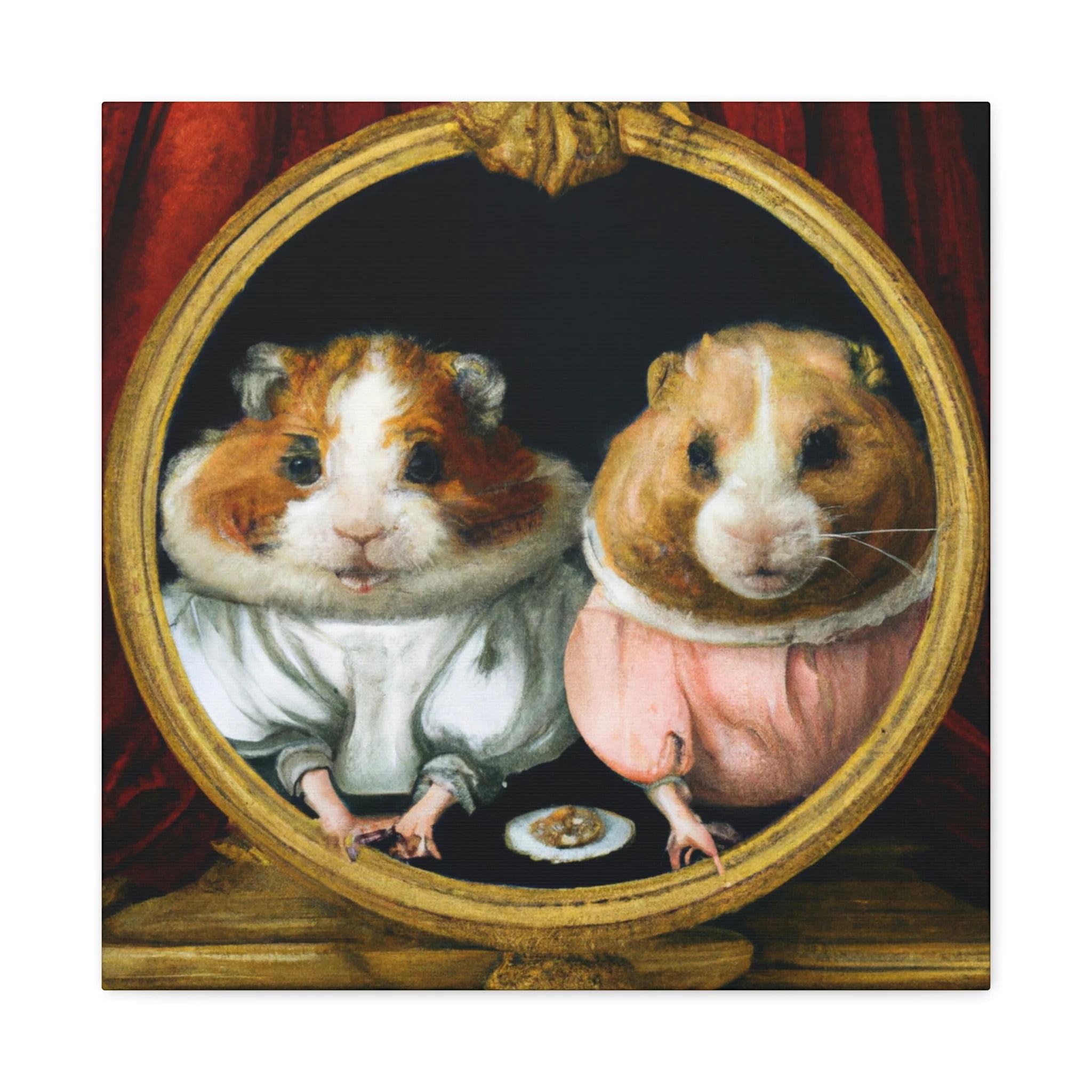 Hamsters in Splendor - Canvas - Walmart.com