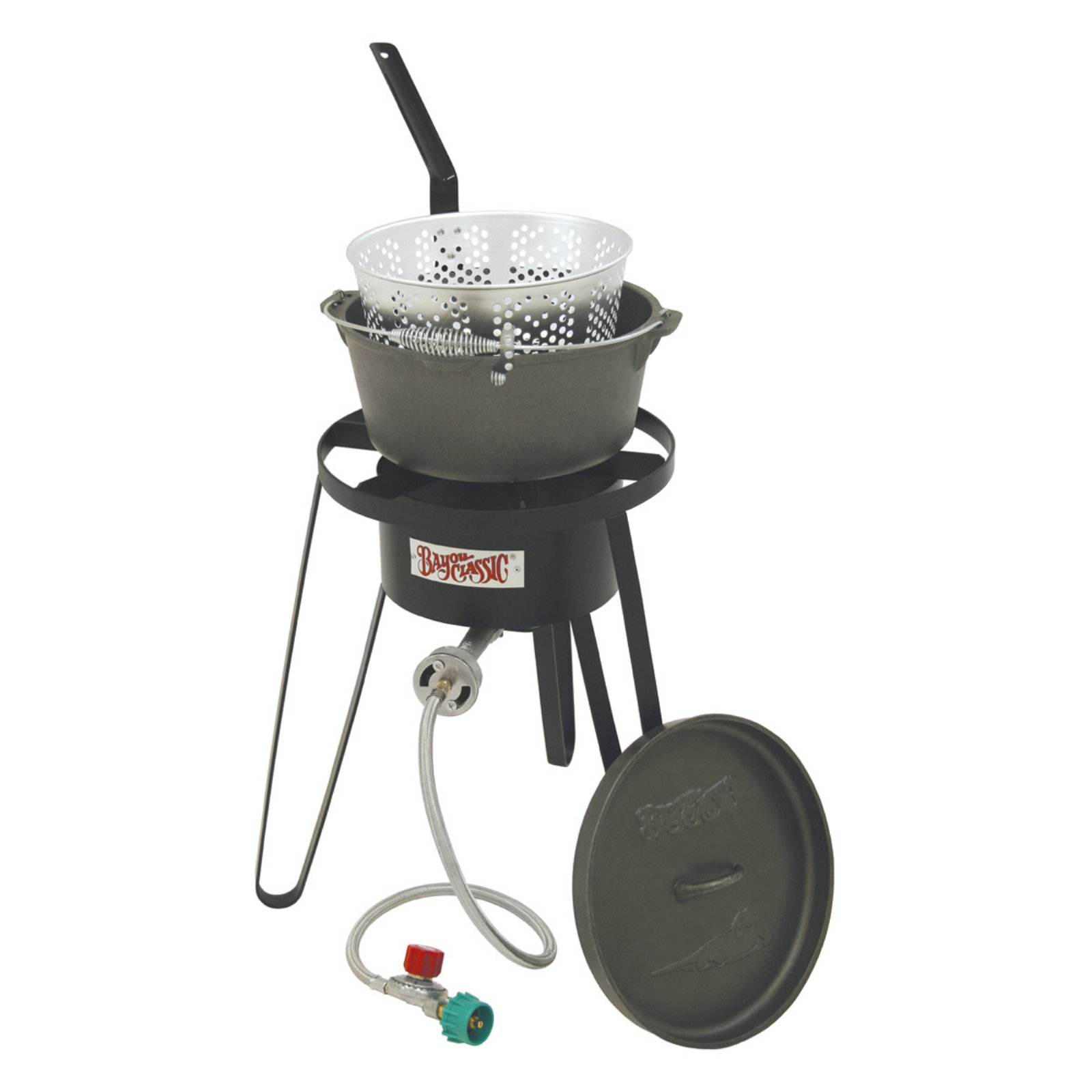 Bayou Classic Outdoor Cast Iron Fish Cooker - Walmart.com