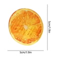A Grape Fruit Shaped Acrylic Bookmark Translucent Page Marker Cute Book ...