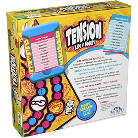 Tension Family Edition Board Game - Fast Paced Guessing Game Of ...