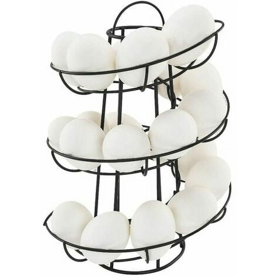 Click here for Mfg2020 Egg Dispenser Spiral Way Storage Metal Iro... prices