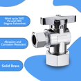 MORADO Toilet Connector Plumbing kit，Complete Toilet Set Valve with 12 ...