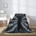 Black Cat Throw Blanket, I'm Fine Everything is Fine, Funny Coworker ...