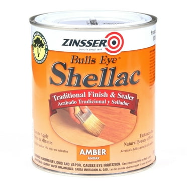 946mL 3lb Cut Orange Amber Wood Shellac - Walmart.com