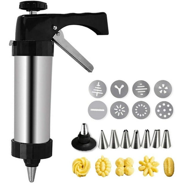 Shortbread Press Cookie Press Stainless Steel Pastry Press Biscuit ...