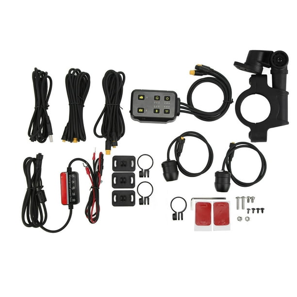 Motorcycle Dash Cam Double Recording Dual 1080P Wide Angle Lens Gravity ...