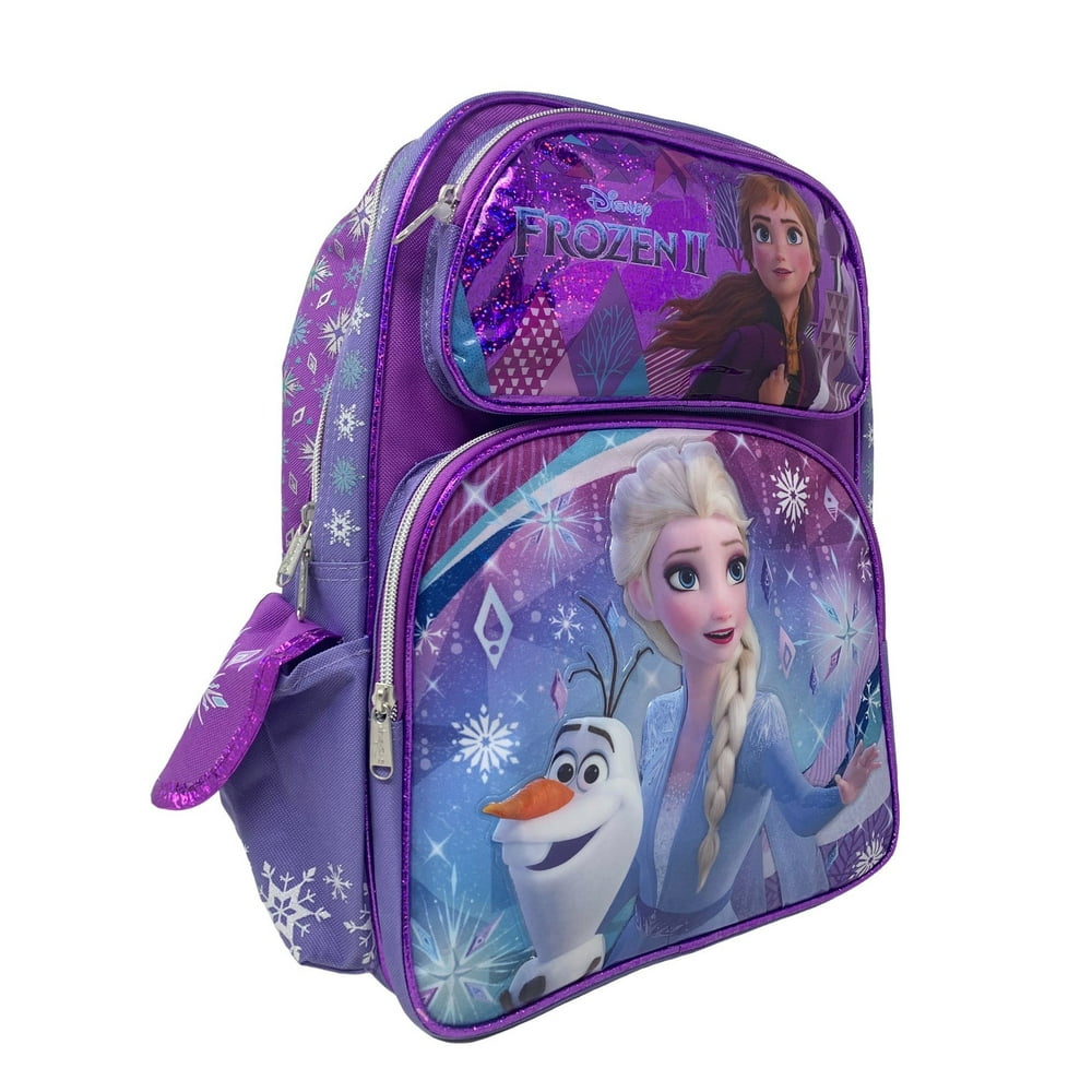 Licensed - Disney Princess Frozen Anna & Elsa 16" Large Backpack ...