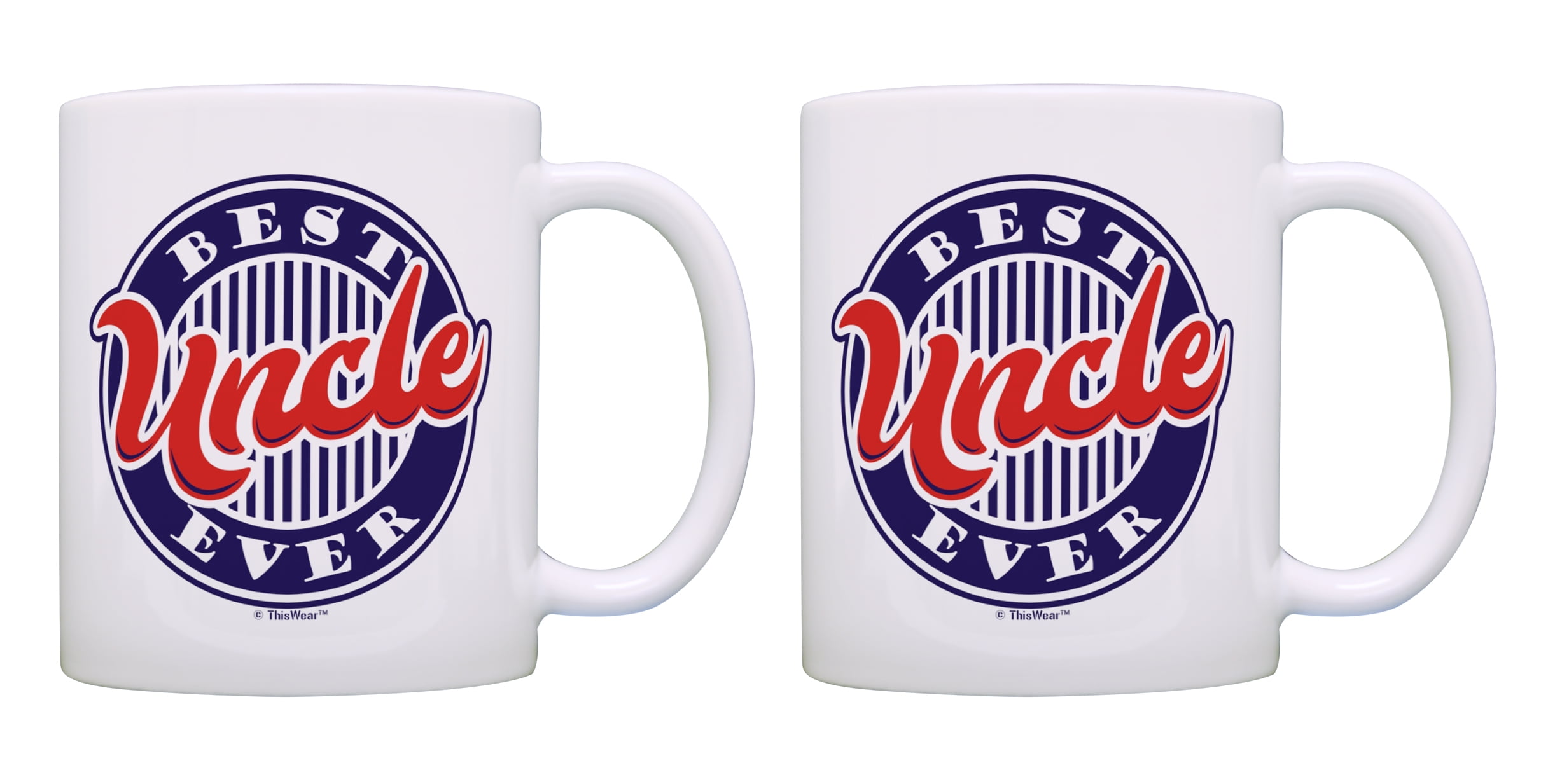 ThisWear Best Uncle Gifts Best Uncle Ever Mug Set Best Niece Gifts for ...