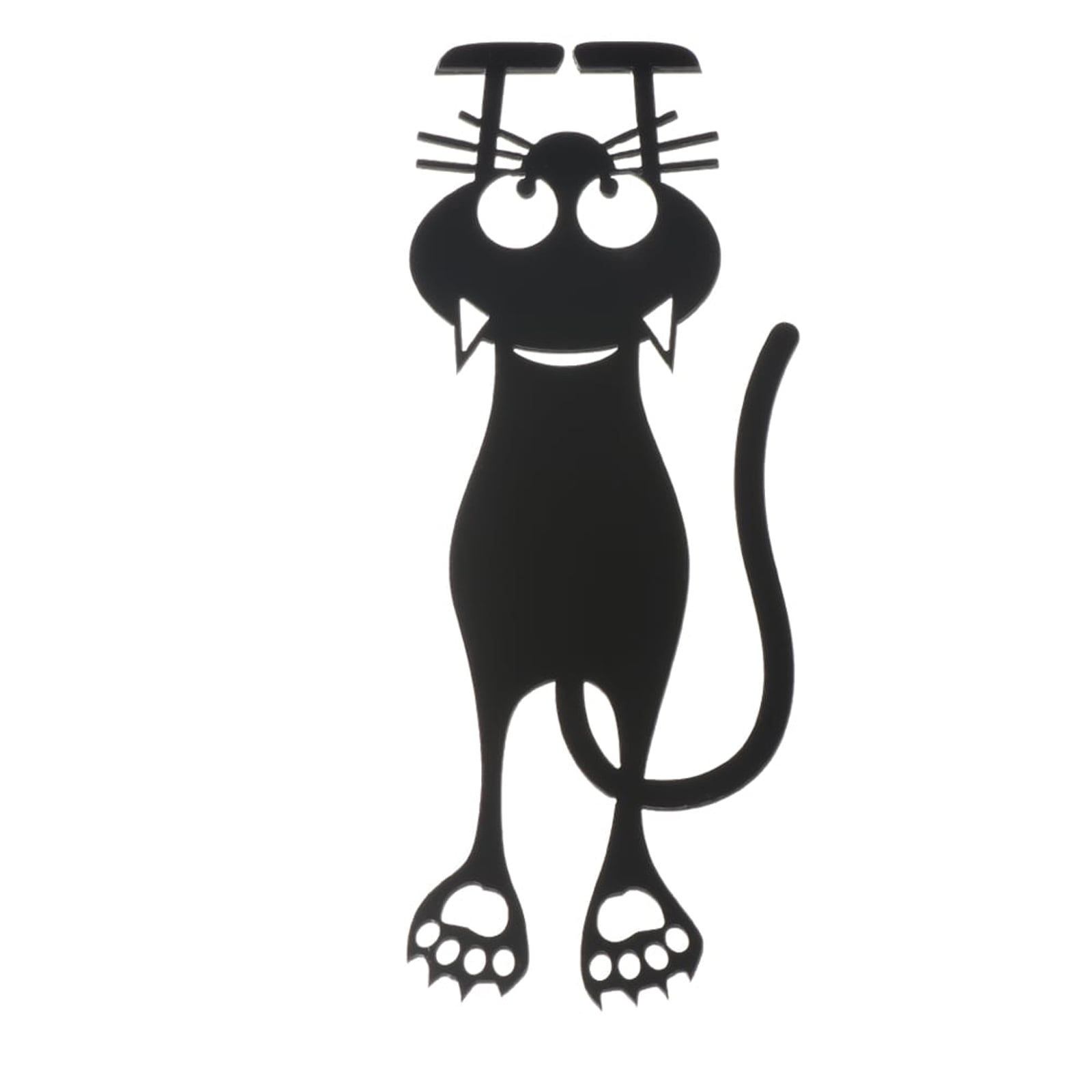 Curious Cat Bookmarks Creative Cat Paws Tags Bookmarks Reusable Hollow ...