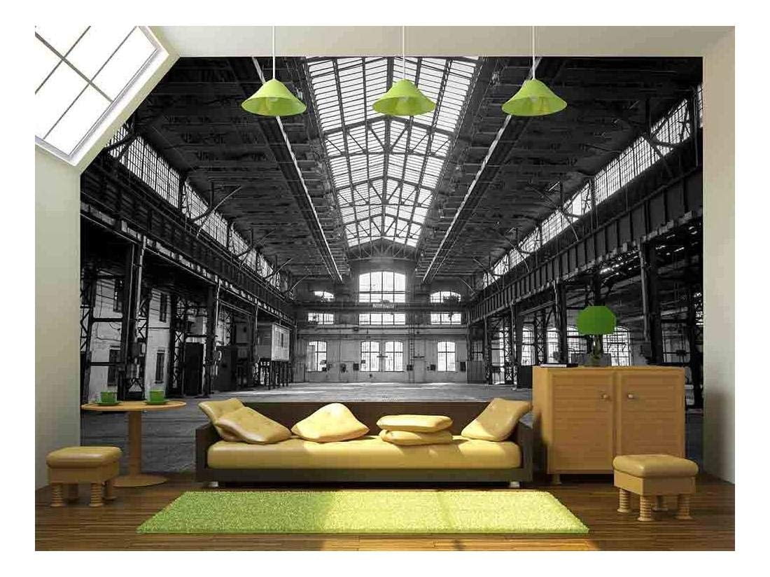 Wall26 Abandoned Industrial Warehouse - Removable Wall Mural - 100x144 ...