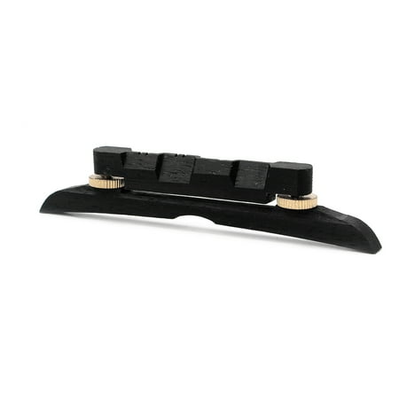 Universal Acoustic Mandolin Bridge with Screw Height Adjustable ...