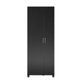 Systembuild Evolution Lory Tall Storage Cabinet with Utility Doors and ...