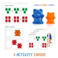 BMAG 90 Pcs Counting Bears, Sorting Cups, Tweezers, Activity Cards ...