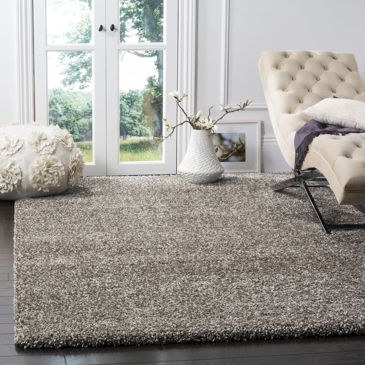 Click here for Safavieh Milan Harlow Solid Shag Area Rug 6 Ft. X... prices