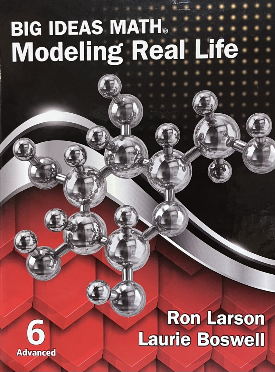 Pre-Owned Big Ideas Math Modeling Real Life Grade 6 Advanced, c. 2022 ...