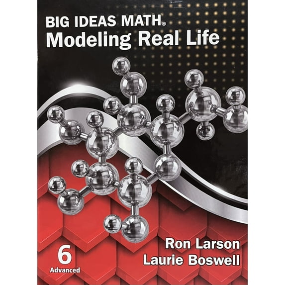 Pre-Owned Big Ideas Math Modeling Real Life Grade 6 Advanced, c. 2022 ...