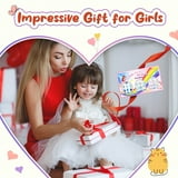 Aliver False Nail Kit for Girls 144 Count,Safe and Odorless,Press on ...