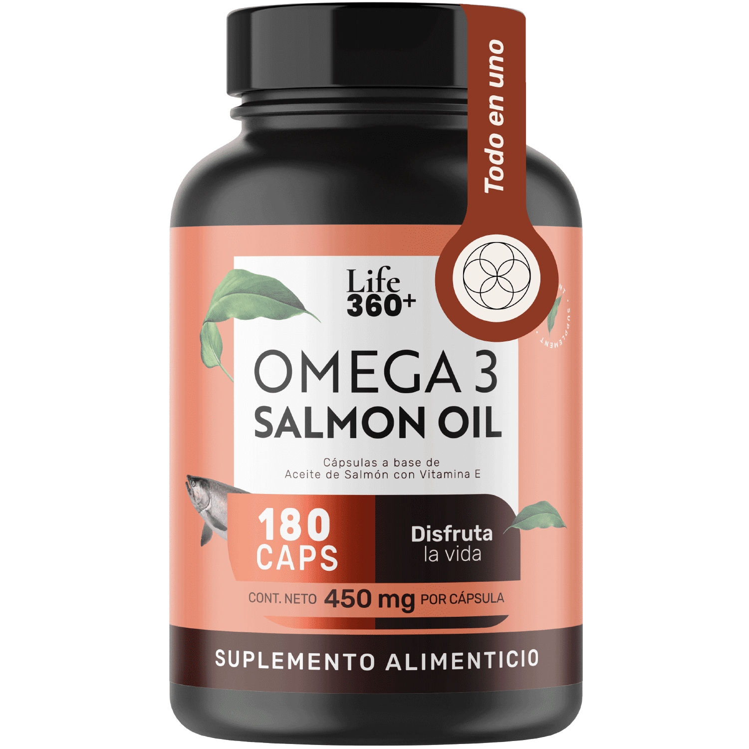 LIFE 360+ Vitamina E Omega 180 Cápsulas Omega 3 | Bodega Aurrera en línea
