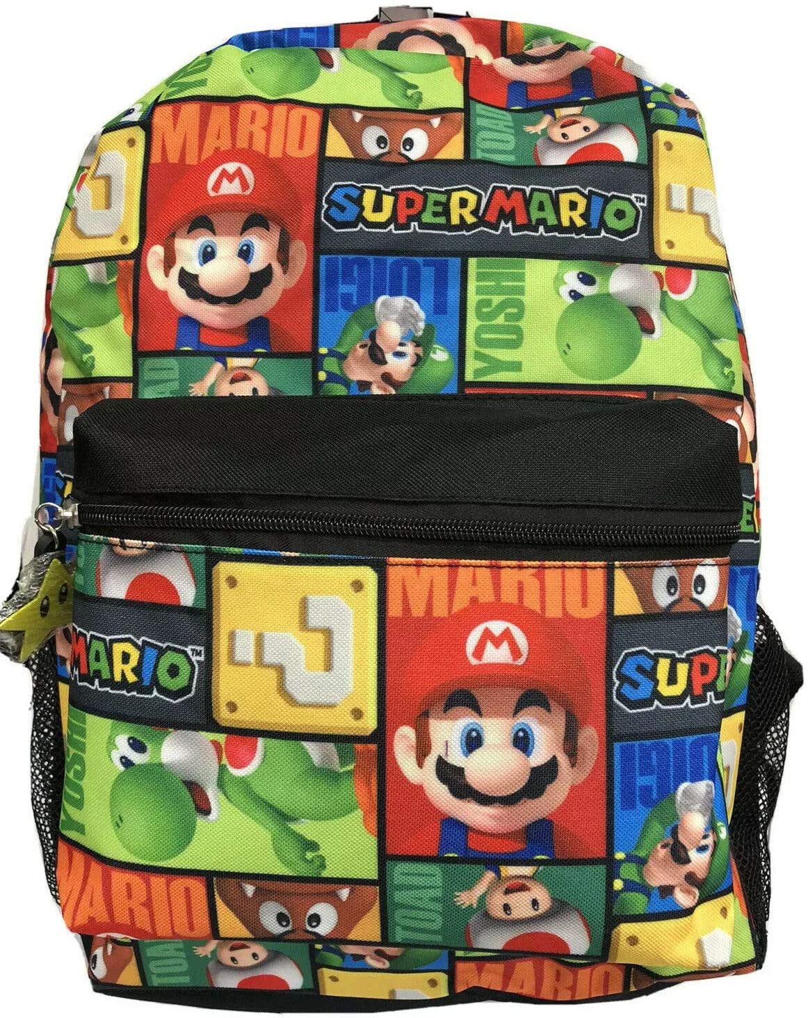 Super Mario 16" Allover Print Character School Backpack - Walmart.com