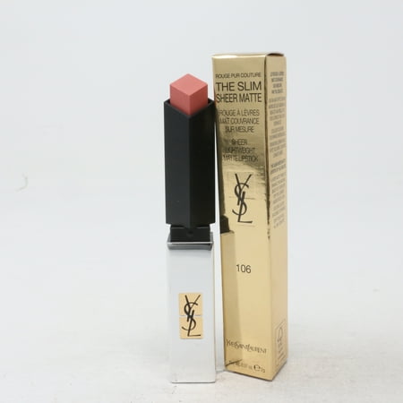 Yves Saint Laurent The Slim Sheer Matte Lipstick 0.07oz 106 Pure Nude New | Walmart Canada