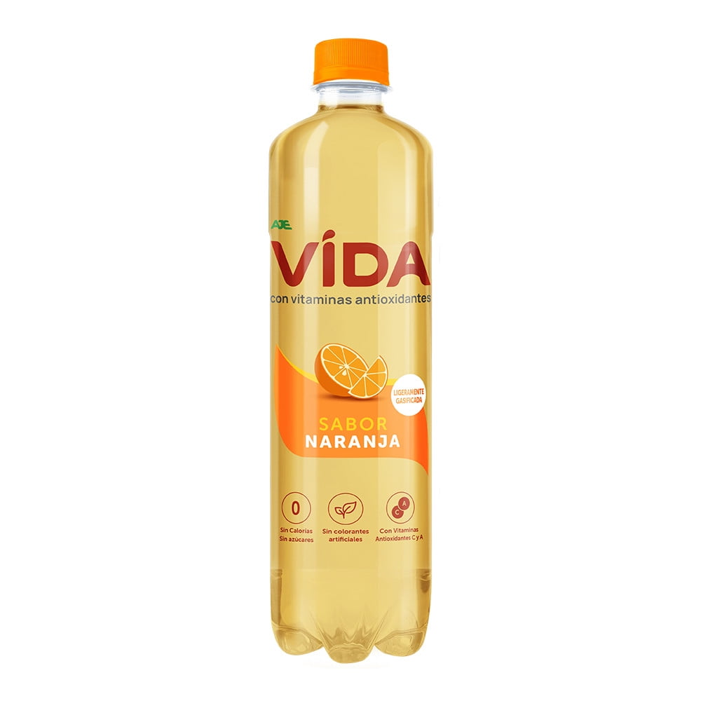 Agua gasificada Vida naranja 575 ml | Walmart en línea