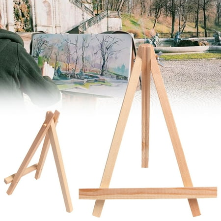 1Pc 24cm Mini Wood Easel Stand Display Stand Painting Artwork Table Art ...