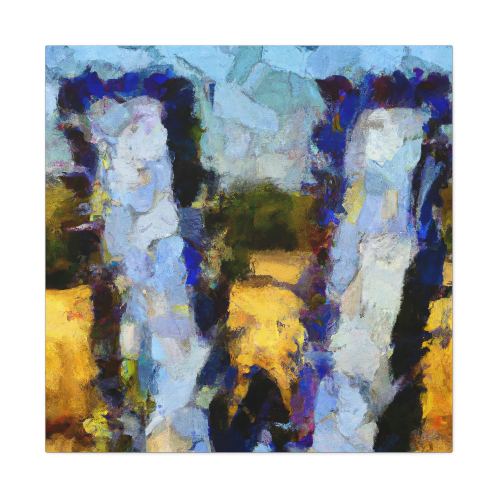 Windswept Lake Reflection - Canvas - Walmart.com