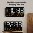 Digital Alarm Clock - Multi-functional Display with Date & Temperature ...