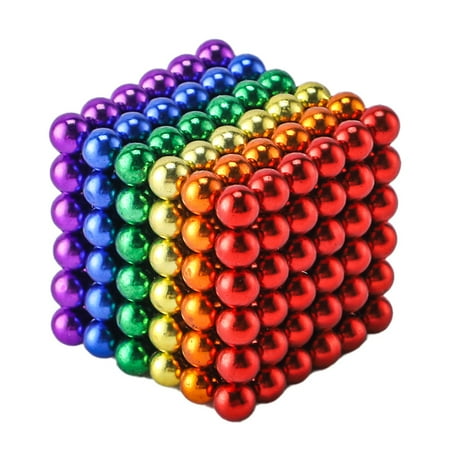 Magnetic Balls - six colors of (5mm) 216 Colorful Magic Balls Fun ...