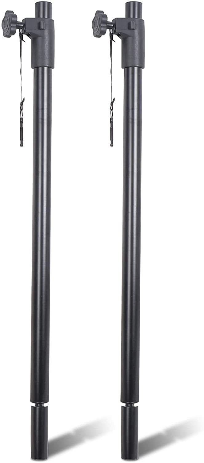 Sound Town 2-Pack Subwoofer/Speaker Poles with Adjustable Height, with ...