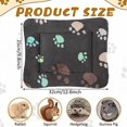 4 Pack Ultra Soft Dog Cat Bed Mat with Cute Prints Reversible Fleece ...