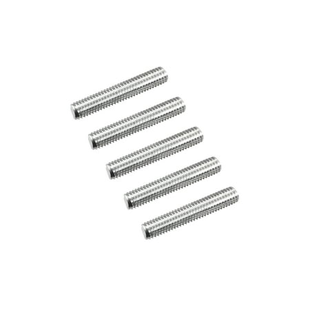 Uxcell Fully Threaded Rod M5 x 25mm 0.8mm Thread Pitch 304 Stainless ...