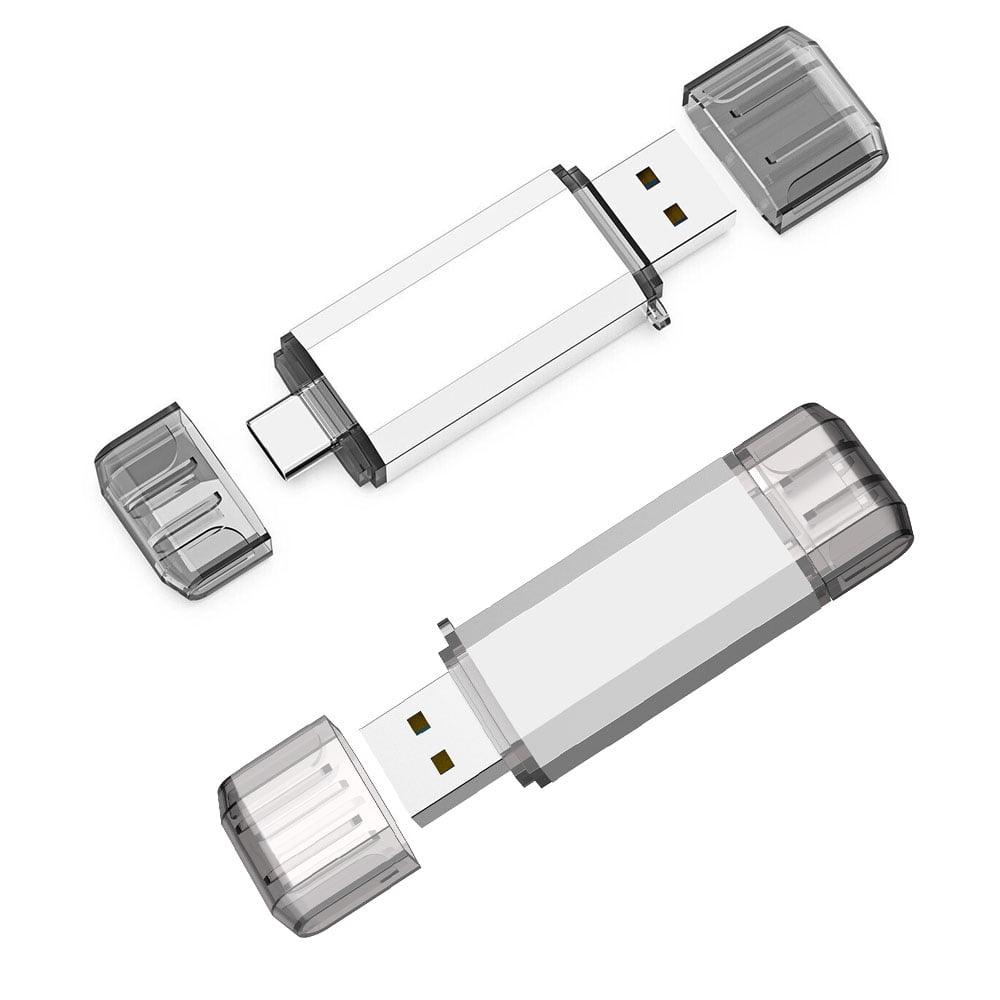 64GB USB C Flash Drive TOPESEL 2Pack USB 3.0 Type C Dual OTG Metal ...