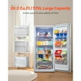 KFFKFF 20.2 Cu.Ft Convertible Upright Freezer Refrigerator, Frost-Free ...