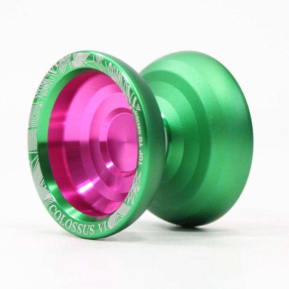 TOP YO Colossus VI Yo-Yo - Sixth Generation - YoYo (Green/Hot Pink ...