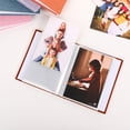 4x6 Photo Album With Front Window And Clear Page Holds 144 Photos Linen ...