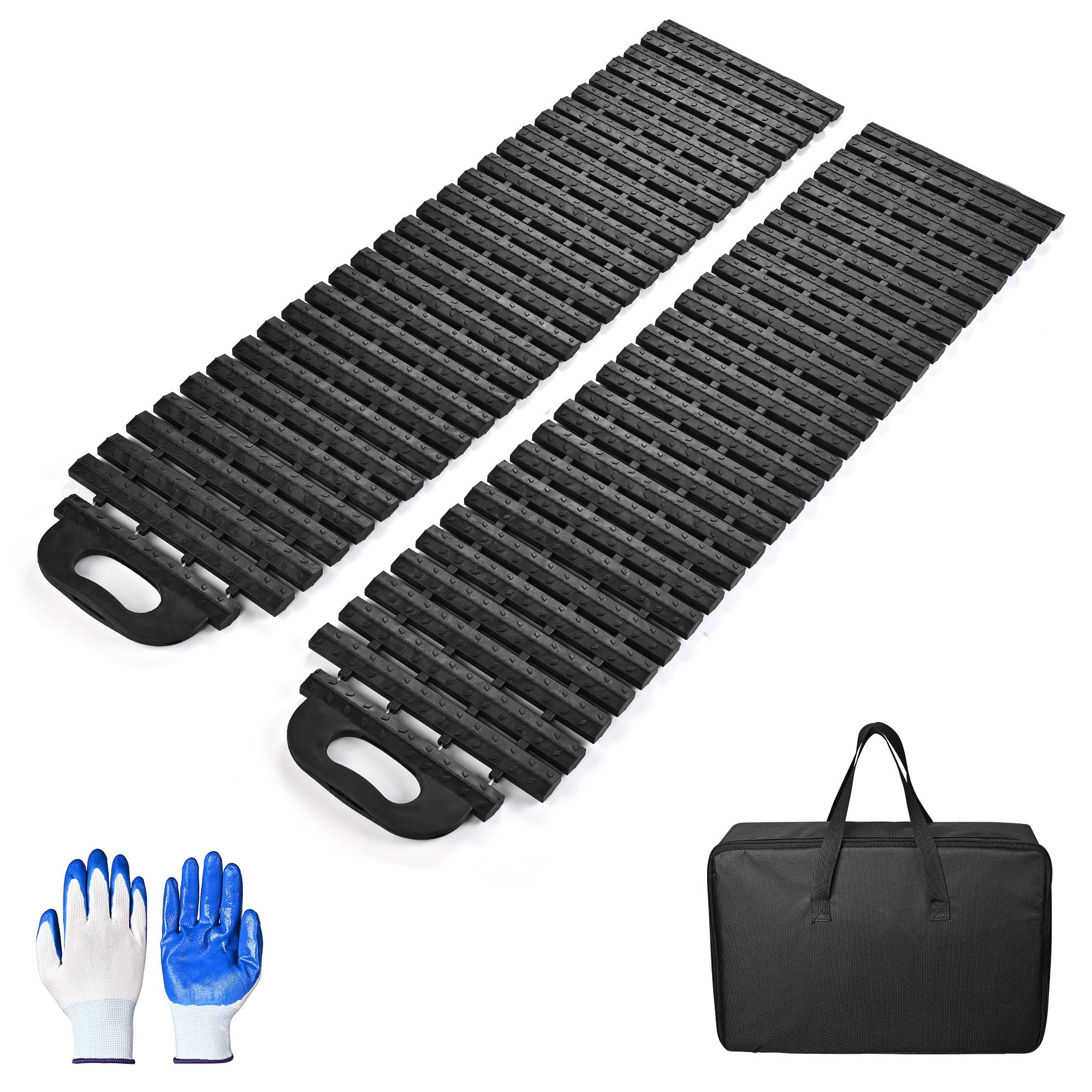 Yescom 47"x11" Tire Traction Mats Emergency Recovery Track for Car ...