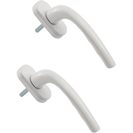 JOYWEI 2 Pieces Door And Window Handle, Window Latch, Aluminum Window ...