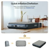 IDOO Queen Size Air Mattress with Built-in Pump, Waterproof Flock, Supports 650 lbs - Walmart.com