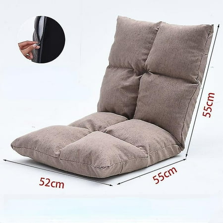 Japanese Floor Chair Folding Adjustable Lazy Sofa Chair Floor Gaming ...