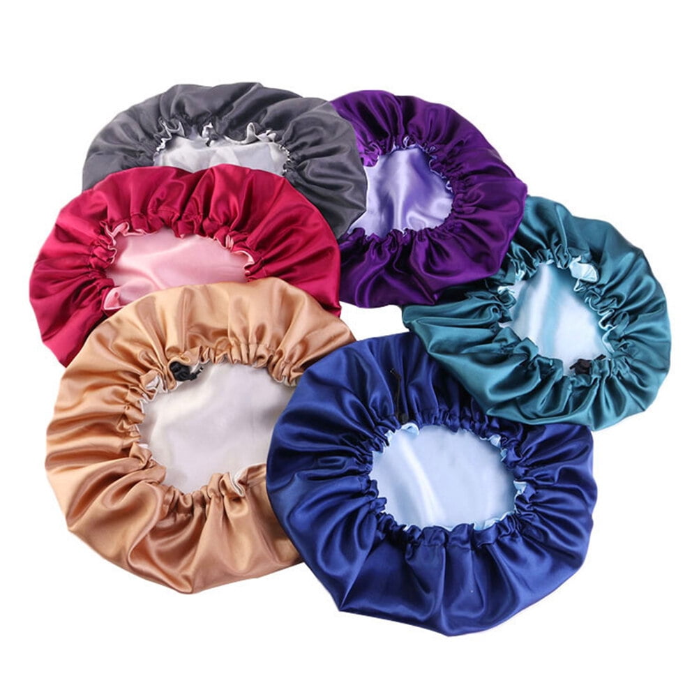 Click here for Oulii Double-Layer Silk Cap For Sleeping With Mois... prices