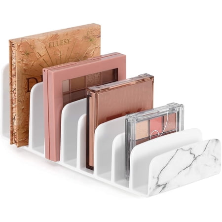 Marble Makeup Organizer for Bathroom Countertop, 9 Compartments ...