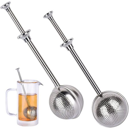 SICED Stainless Telescopic Tea Ball Spherical Tea Filter Spherical Tea ...