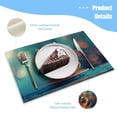 BaHomeck placemats Set of 4 Cute Kitten Sitting In Polka-Dot Coffee Cup ...