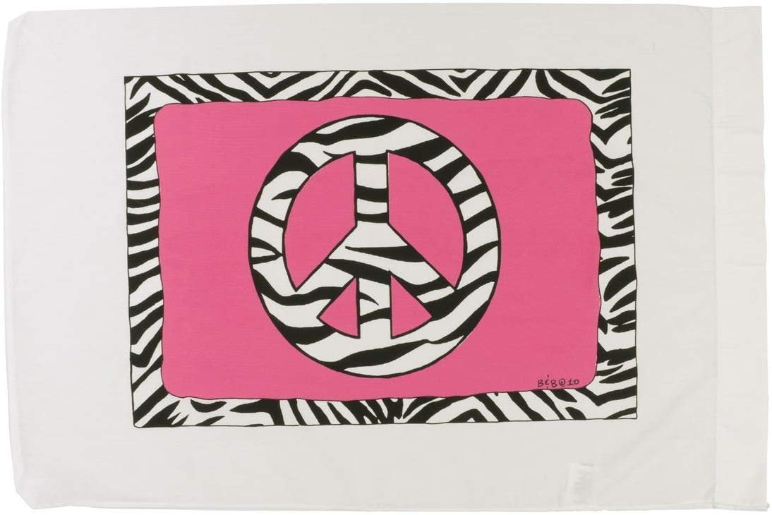 Peace Signs And Zebra Stripes